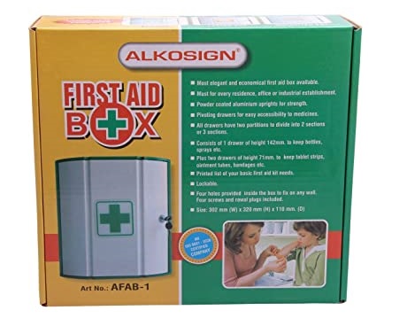 Aadvay –first Aid Box|first Aid Box | Small Part Storage first Aid Box ...